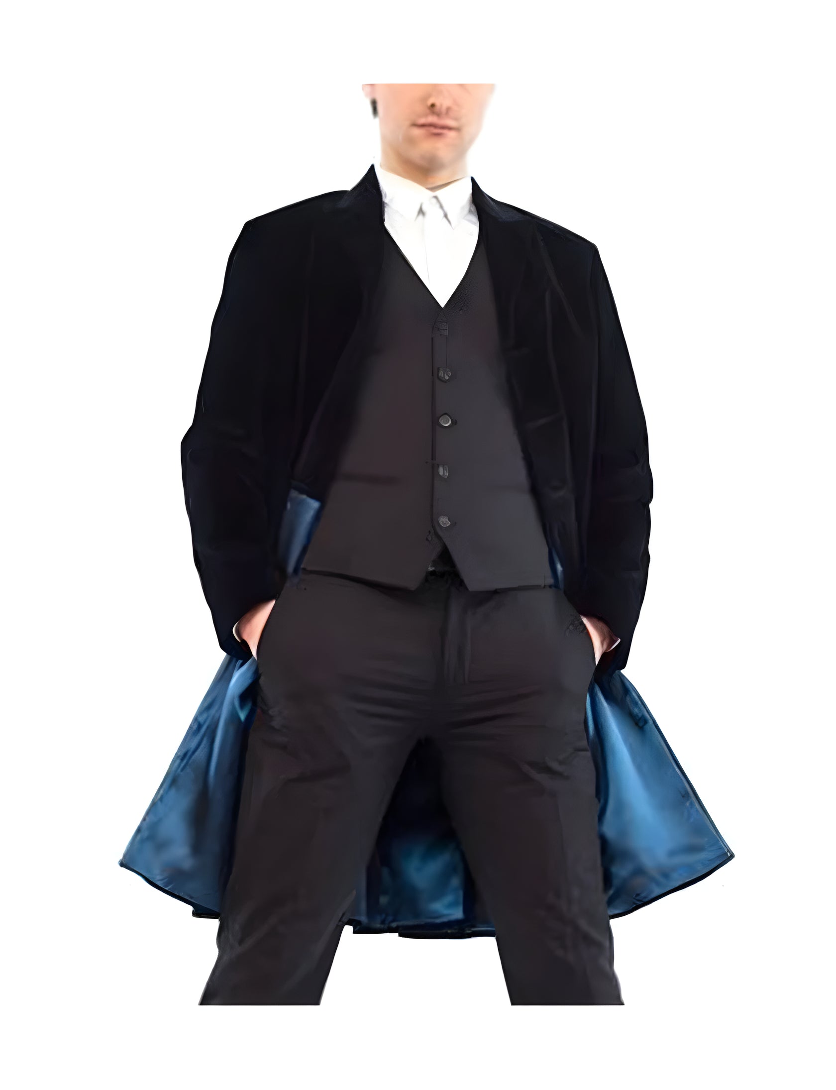 12th Doctor Who Black Velvet Coat – JBsuits